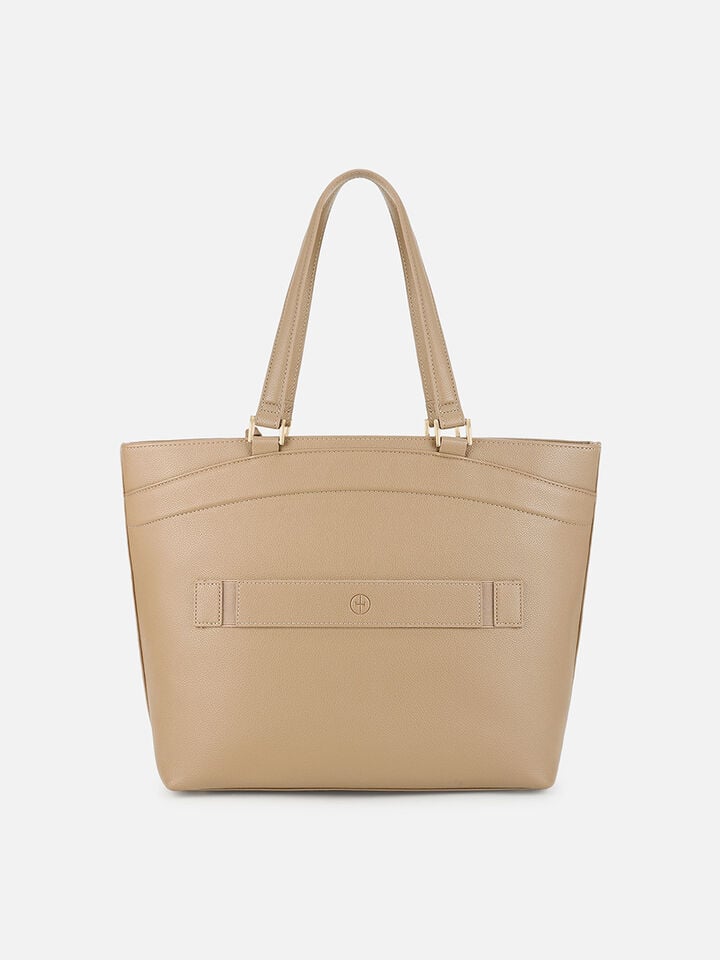 Vanessa Mocha Mousse Work Bag | IRTH | House of Titan | Shop Online