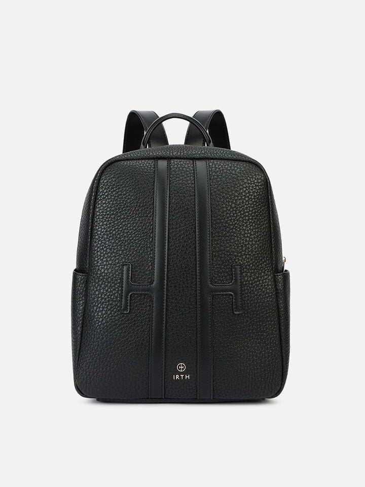 Initials by IRTH | Monogram Black Backpack | House of Titan
