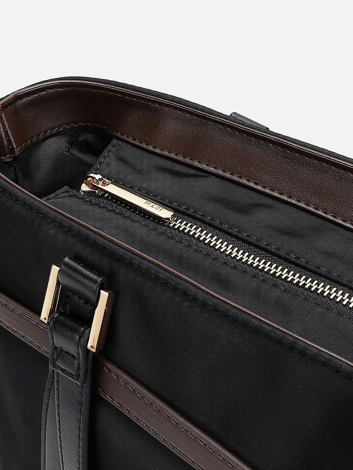 Thea Nylon Work Bag - Black