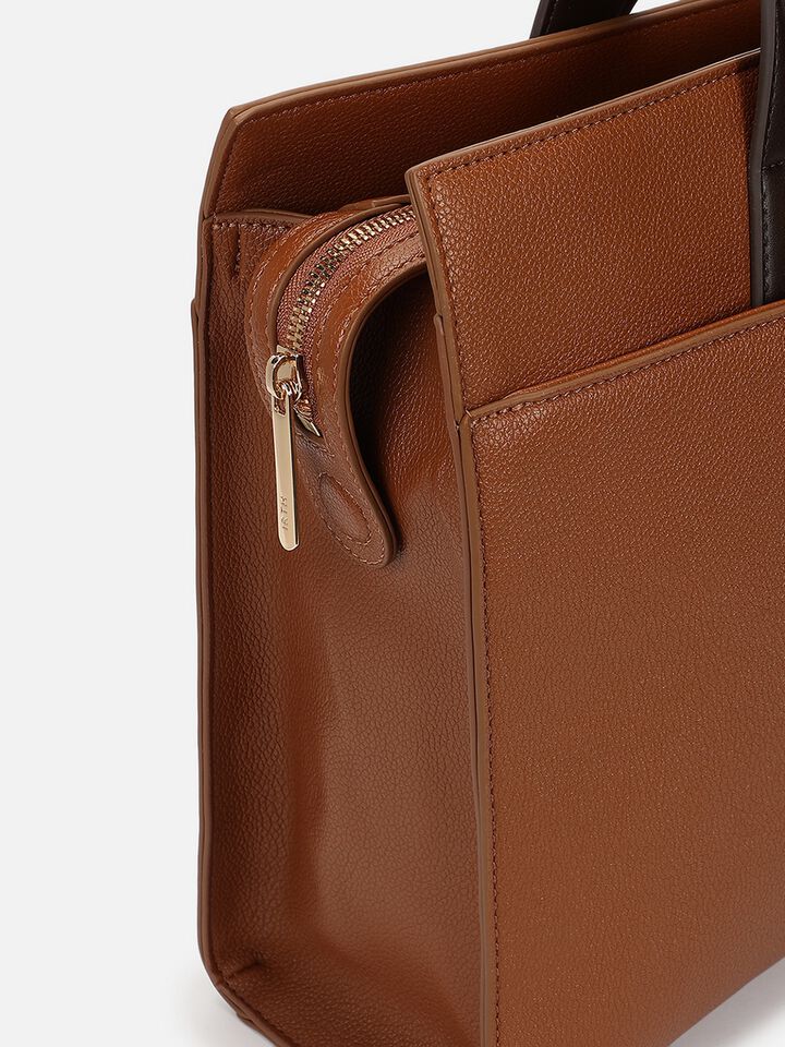 Olivia Tan Work Bag by IRTH | House of Titan | Shop Online