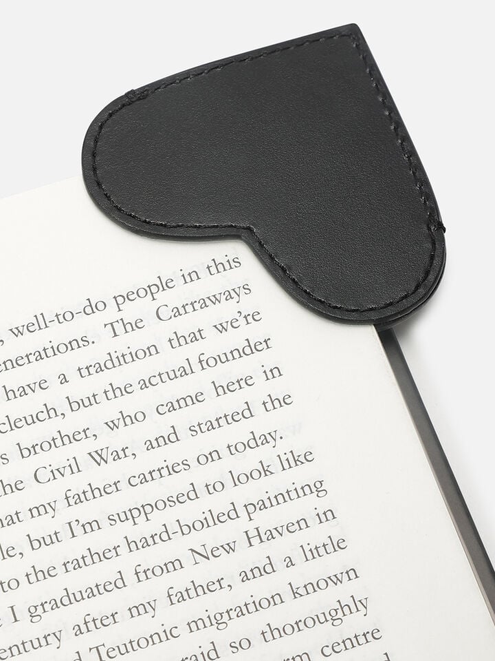 Austen Black Leather Bookmark by IRTH | House of Titan