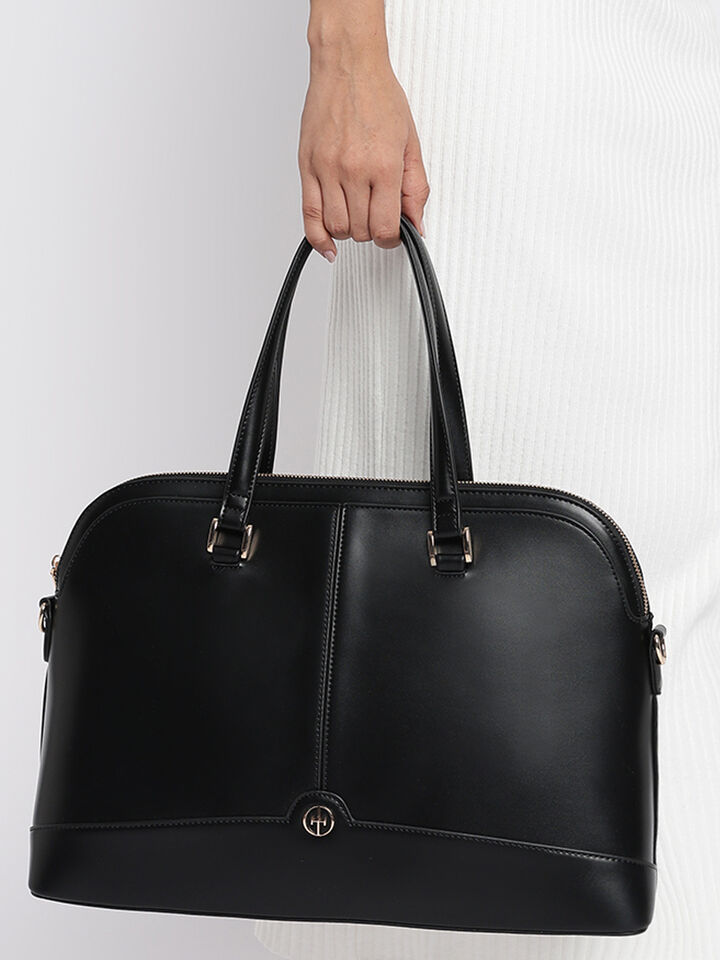 Brenda Large Black Work Bag by IRTH | House Of Titan | Shop Online