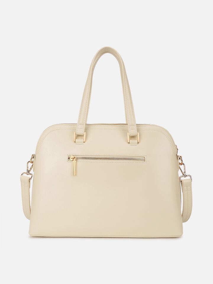 Brenda Medium White Work Bag by IRTH | House Of Titan | Shop Online