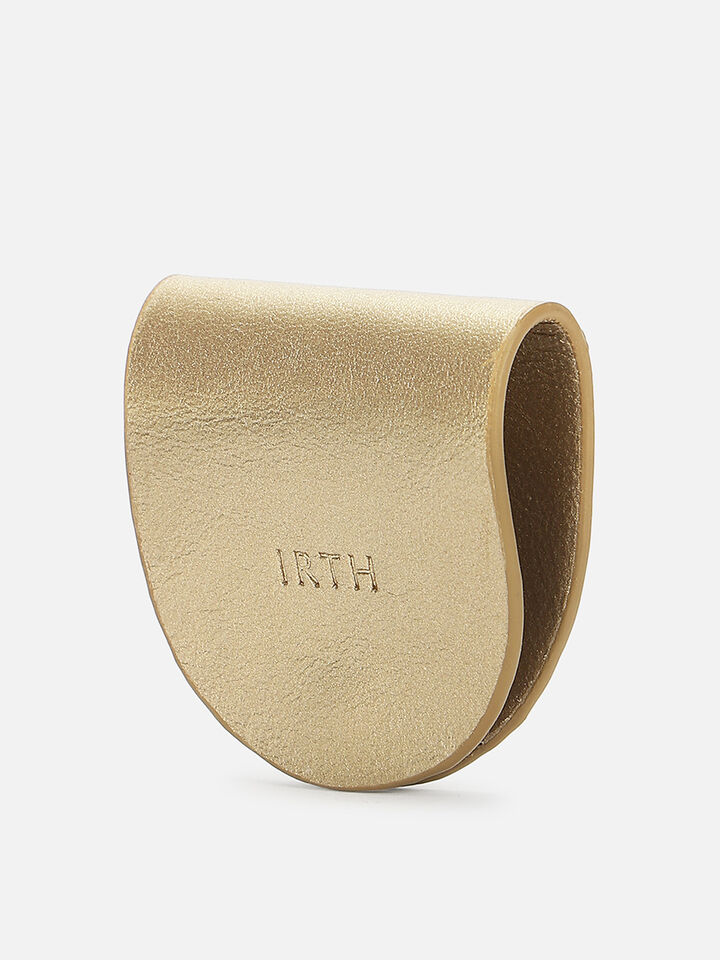 Wisp Leather Wire Wrap - Gold